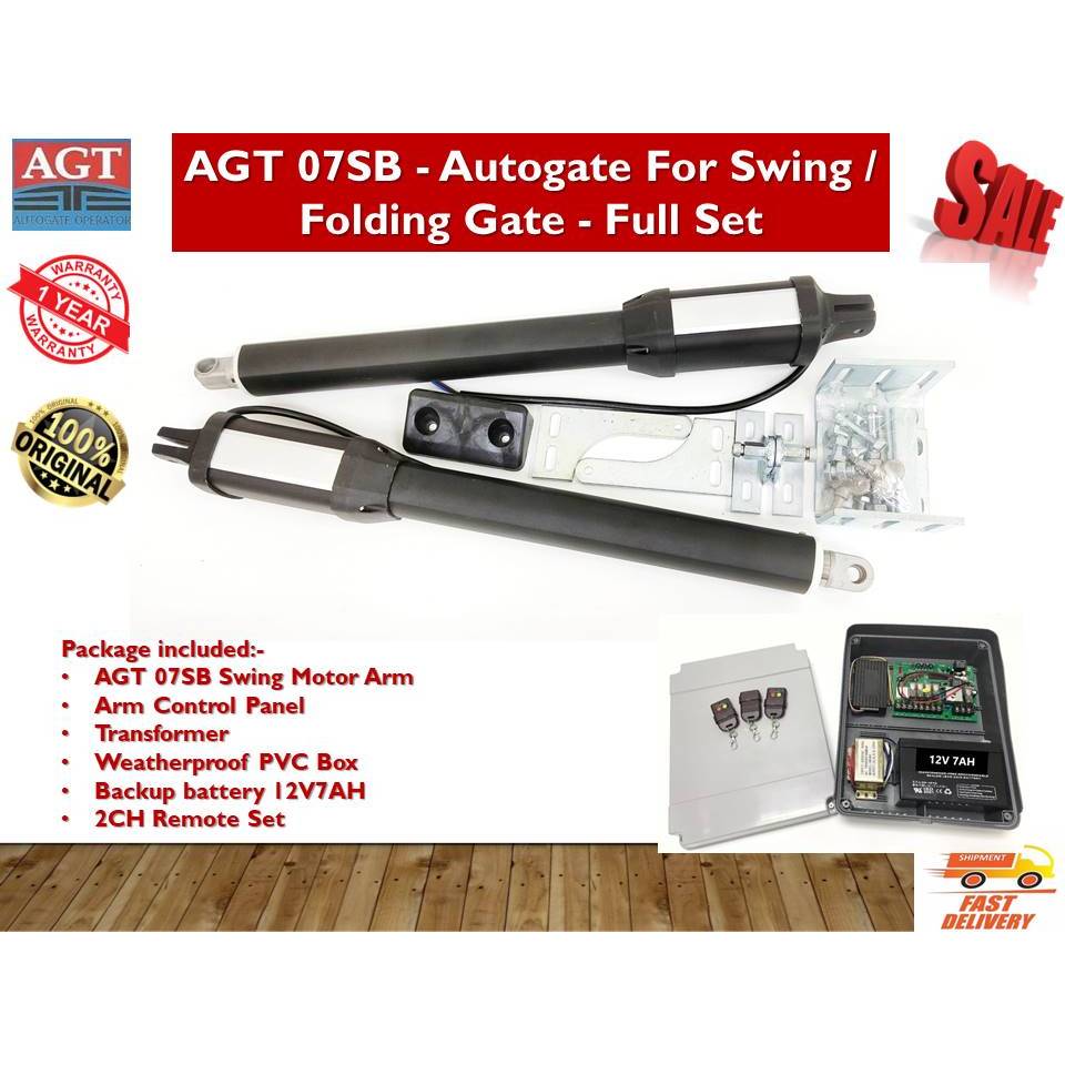 AGT 07 / AGT 07NB / AGT 07SB - Autogate Motor For Swing / Folding Gate ...