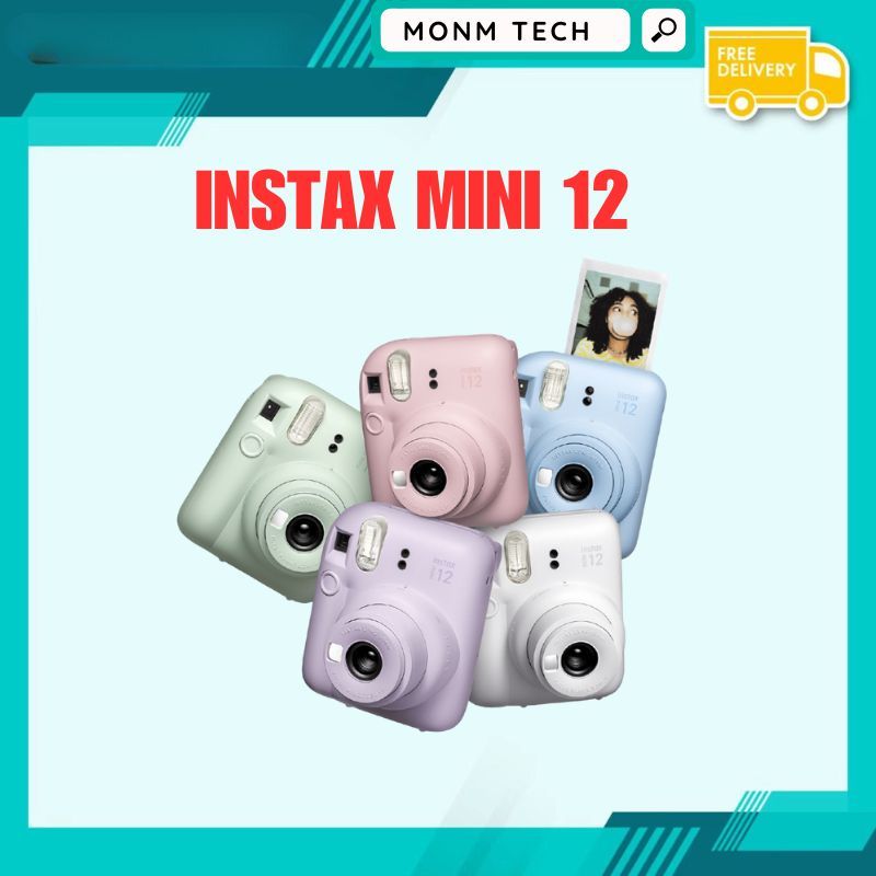 [Ready Stock] Fujifilm Mini 12 Film Camera Instax Mini Instant Camera ...