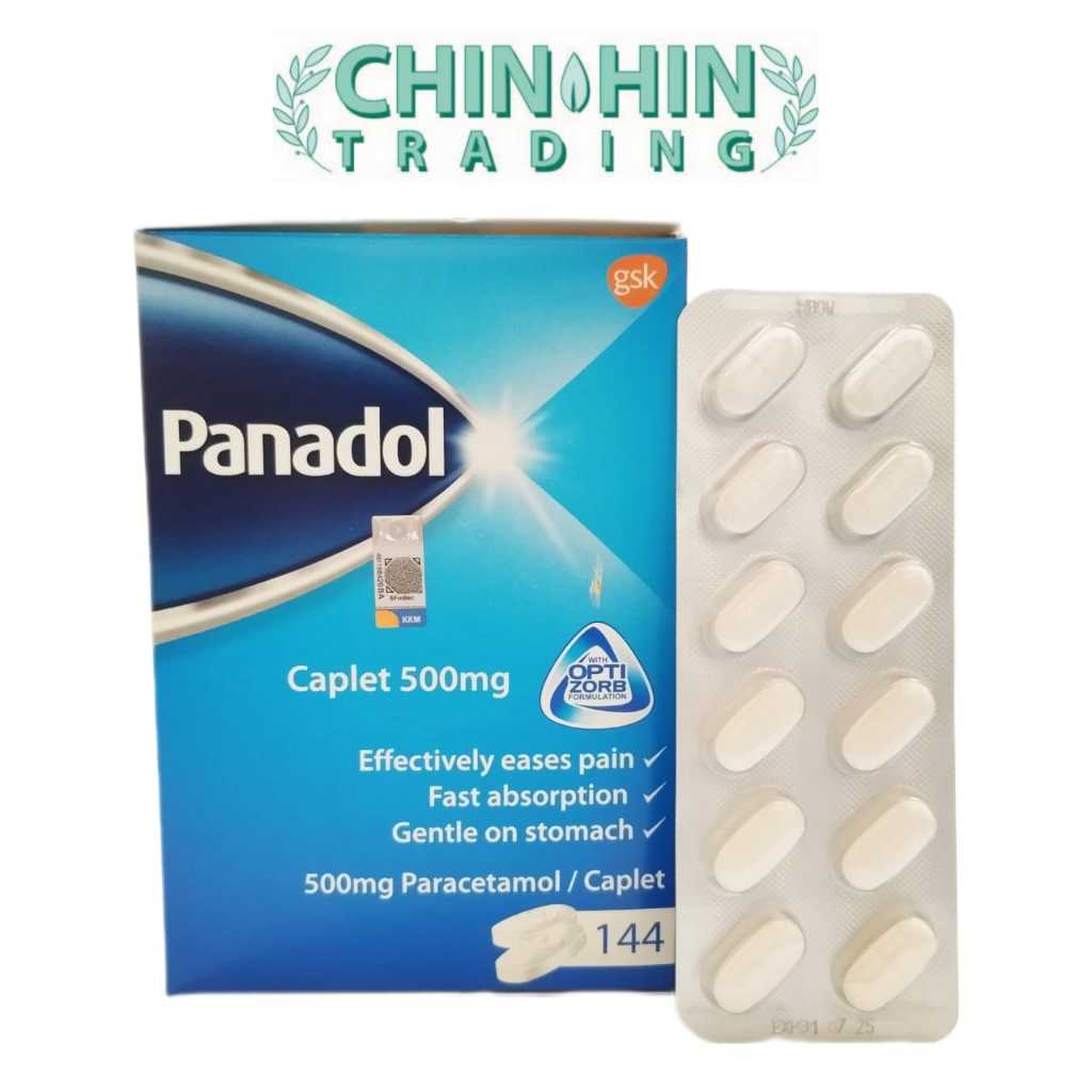 [PANADOL] Panadol Optizorb 144 Caplets ( 12 X 12 caplets ) | Shopee ...