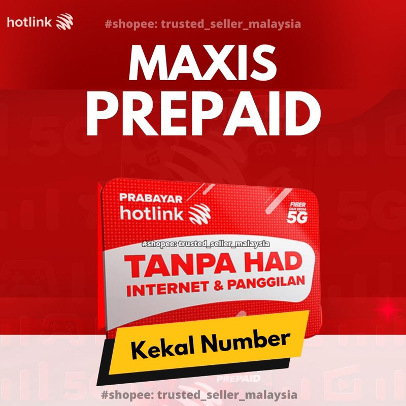 SIM MAXIS PREPAID 5G { Fast Shiping } | Shopee Malaysia