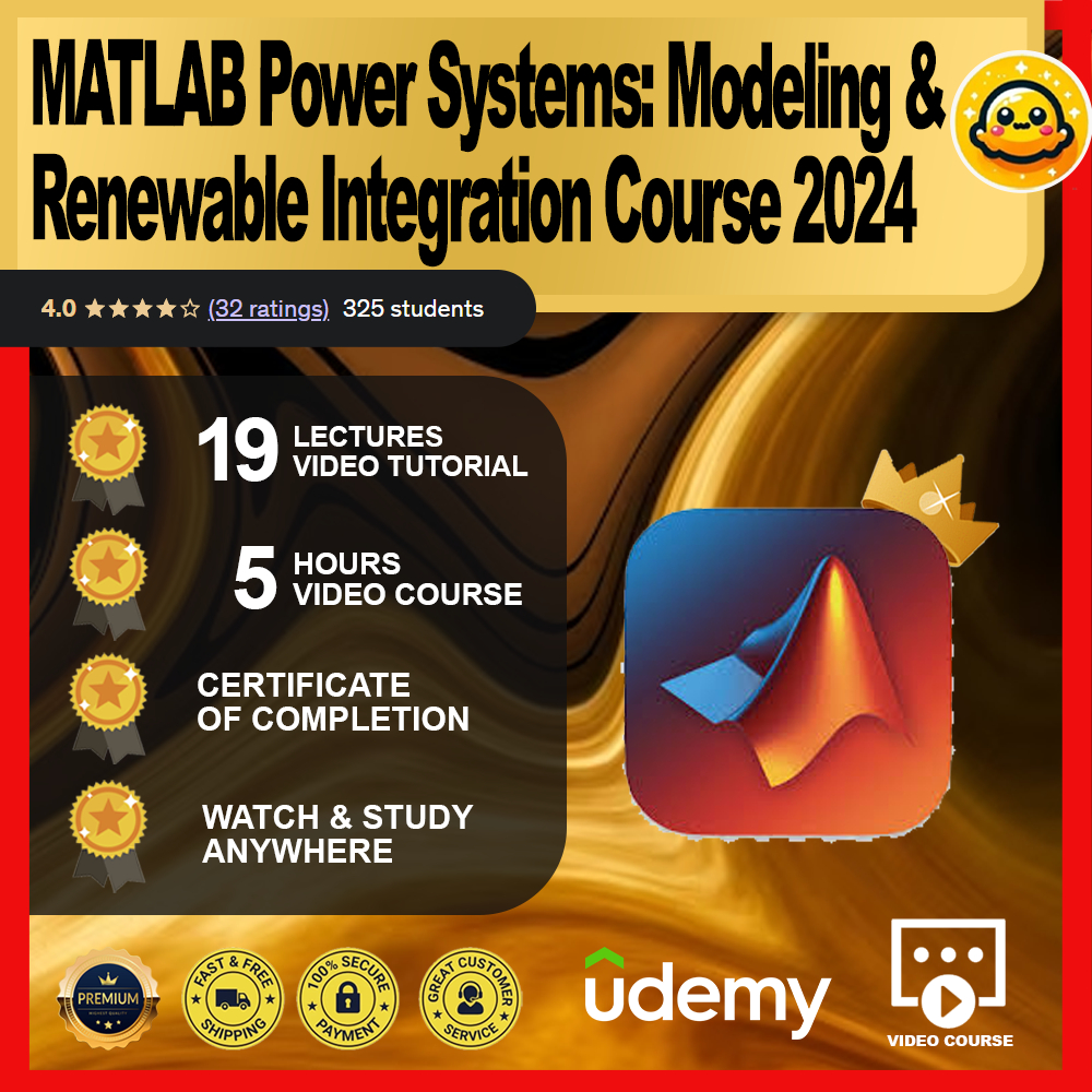 [Video Course] MATLAB Power Systems: Modeling & Renewable Integration ...