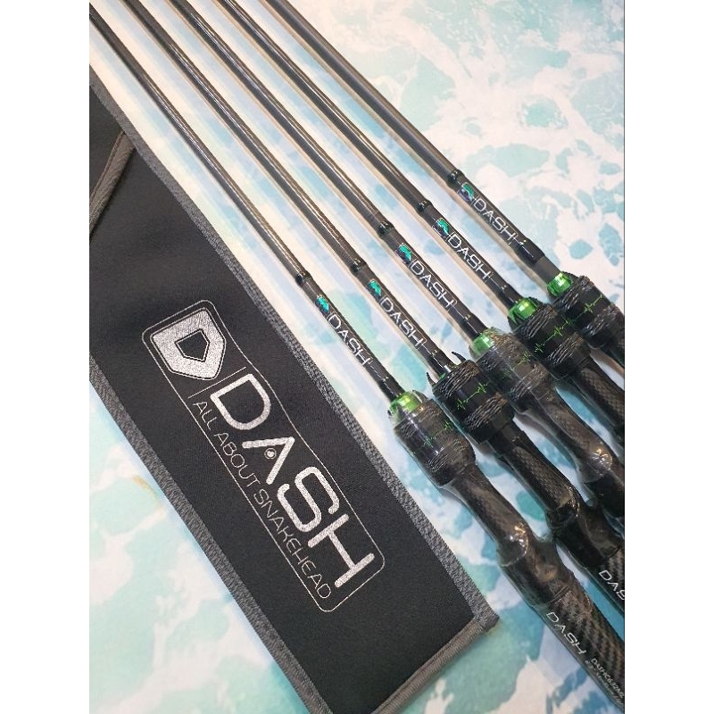 DASH FISHING ROD ALL ABOUT SNAKEHEAD BAITCASTING | Shopee Malaysia