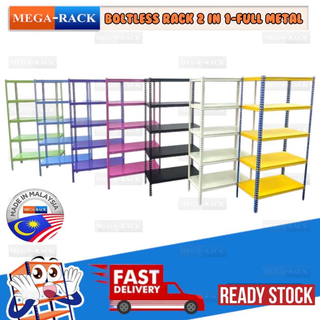 LIGHT DUTY BOLTLESS RACK - 2 IN 1 SERIES - METAL BOARD / FIBERBOARDS ...