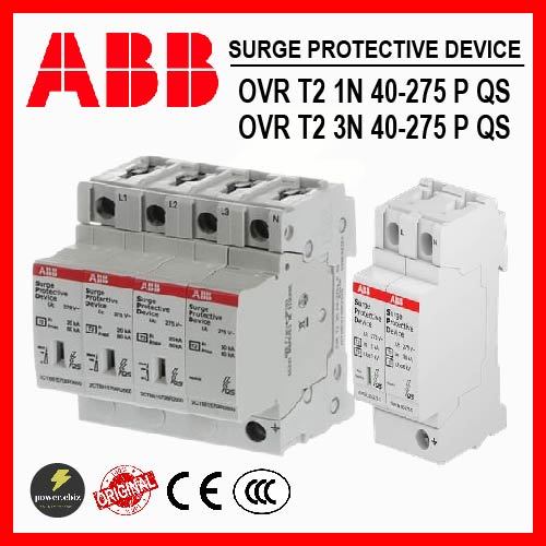 ABB SURGE PROTECTIVE DEVICE (OVR T2 1N 40-275 P QS, OVR T2 3N 40-275 P QS) | Shopee Malaysia