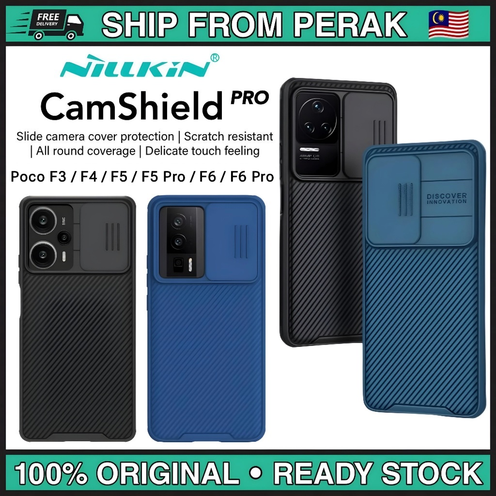 Nillkin CamShield Pro Xiaomi Poco F6 / F6 Pro / F5 Pro / F5 / F4 / F3 ...