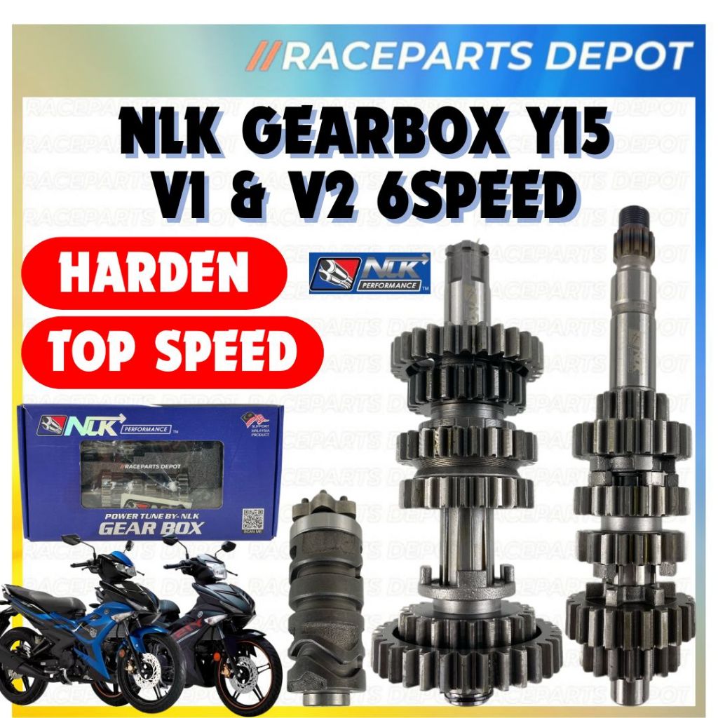 NLK Gearbox Set 6 Speed Y15zr V1 V2 Gear box Y15 6 Speed | Shopee Malaysia
