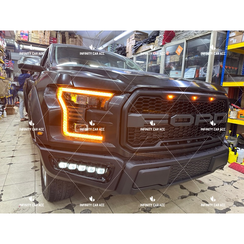 Ford Ranger T6 T7 T8 Convert To F150 Bodykit Full Metal No Paint ...