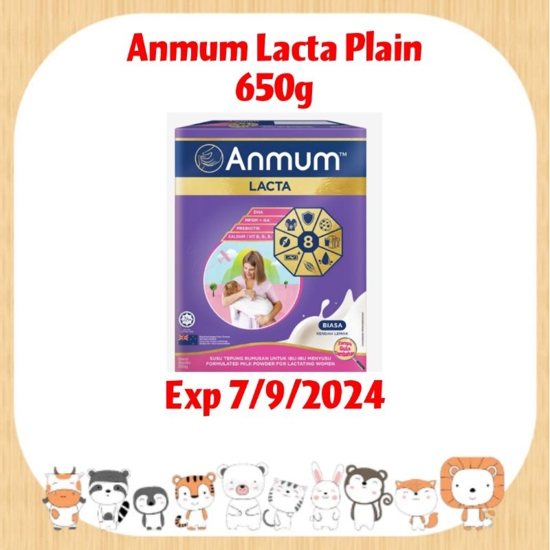 Anmum Lacta Plain 650g Formulated Milk for Breastfeeding Mother ...