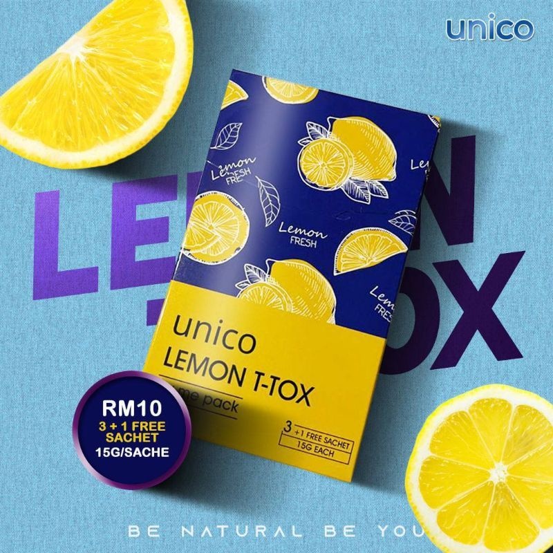 UNICO Lemon T-Tox Original HQ | Viral Detox | | Shopee Malaysia