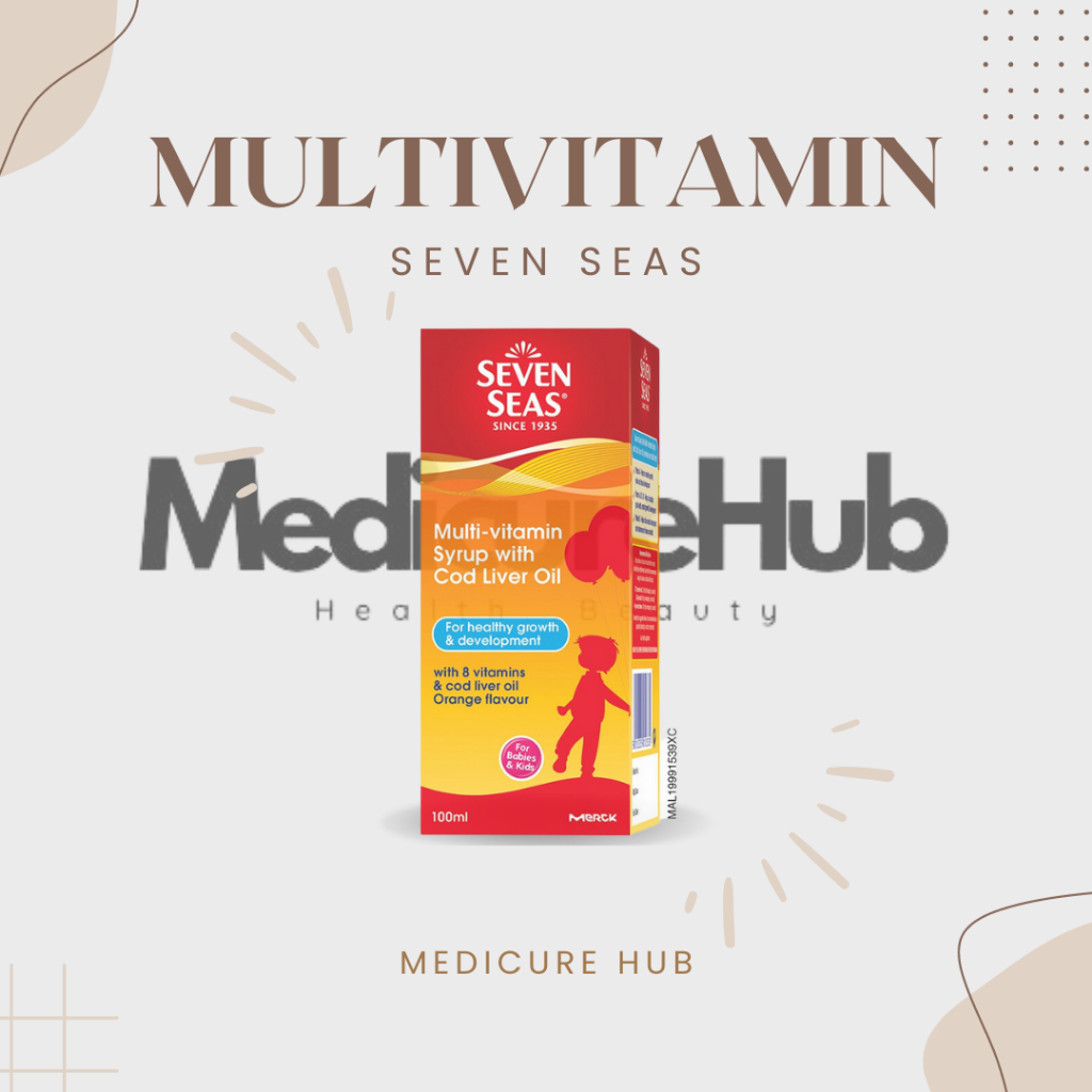 SEVEN SEAS MULTIVITAMIN SYRUP WITH COD LIVER OIL 100ML | MULTIVITAMIN ...
