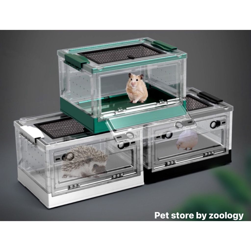 Nomoy Pets Small Animal Foldable Box stackable hedgehog cage DIY ...