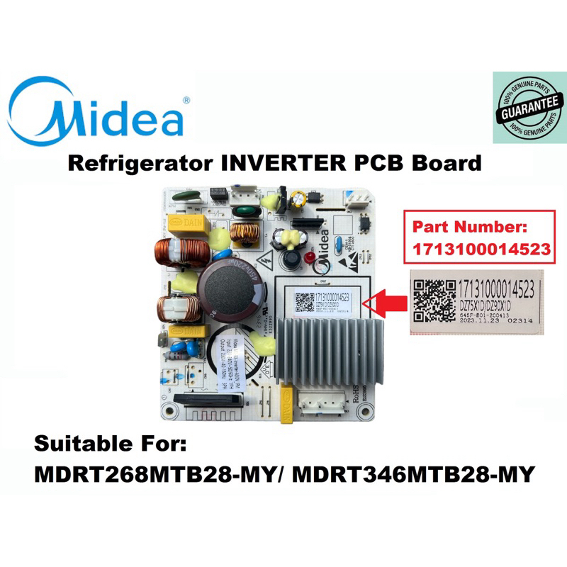 (Ready stock)[Original] Midea Refrigerator INVERTER PCB MDRT268MTB28-MY ...