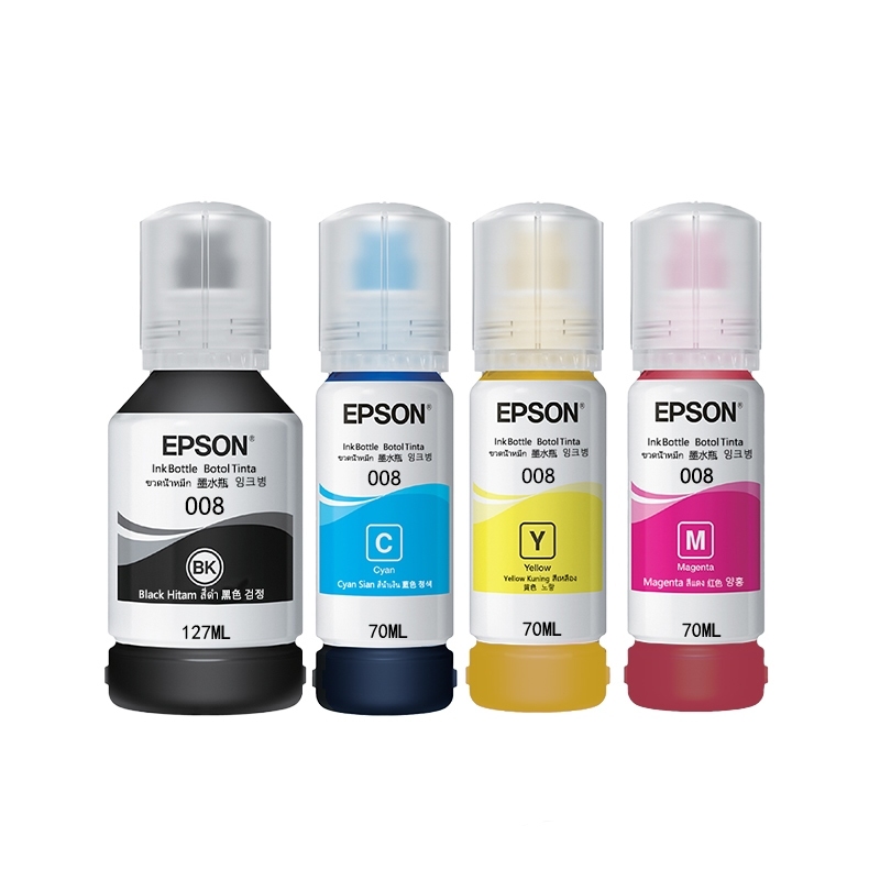 [Original] Epson 008 Ink Bottle Set for L15150 L15160 G100 G200 G300 ...