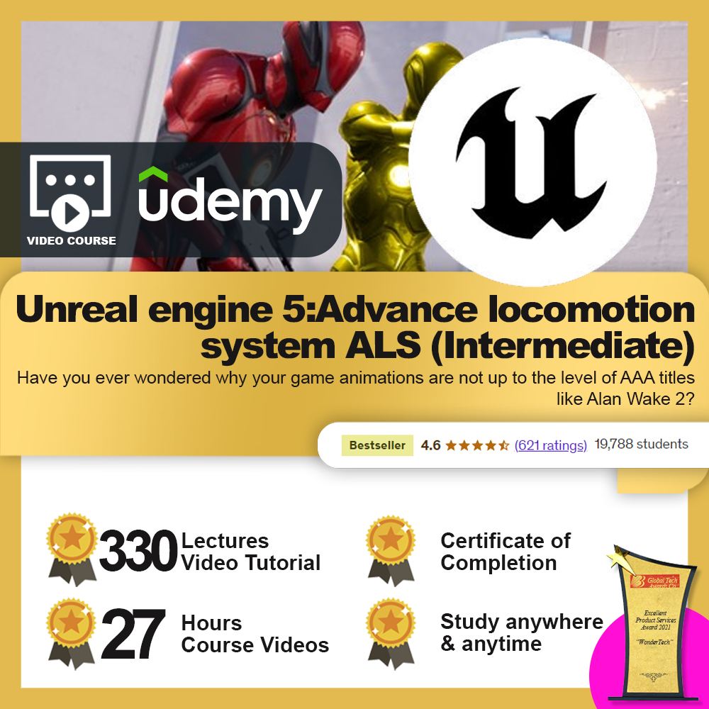 [Video Course] Unreal engine 5:Advance locomotion system ALS (Intermediate) | Shopee Malaysia