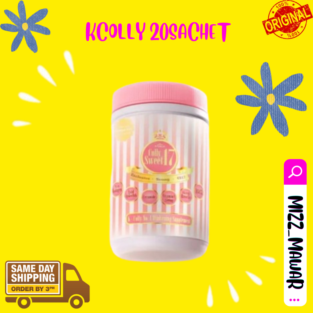 KCOLLY SWEET17 NEW FORMULATION TANPA COLLAGEN UNTUK CERAH DAN PUTIHKAN ...