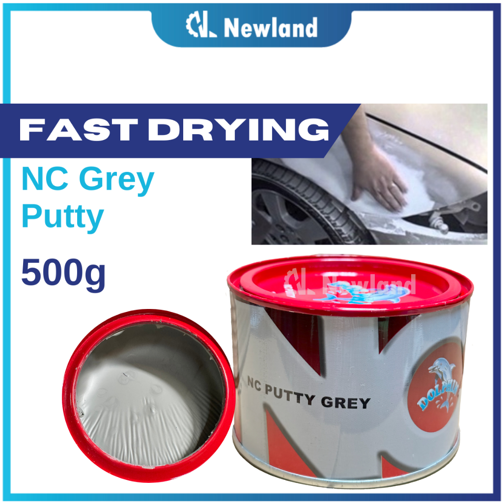 Dolphin NC Grey Putty / Car Putty 500g Car Body Repair Putty | Shopee ...