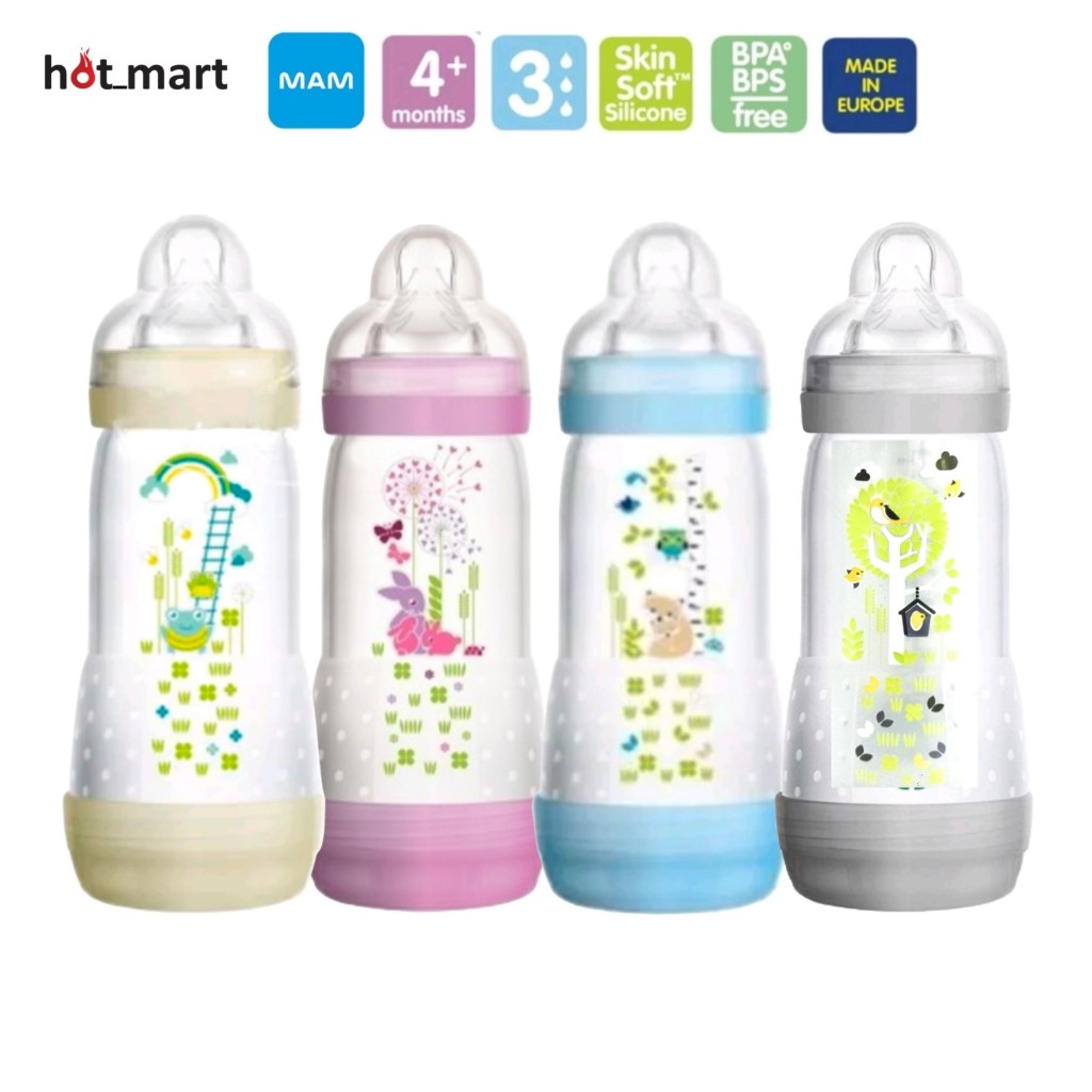 MAM Easy Start Anti-Colic Bottle 260ml(9oz) | 320ml(11oz) Botol Bayi Tidak Kembung Perut ...