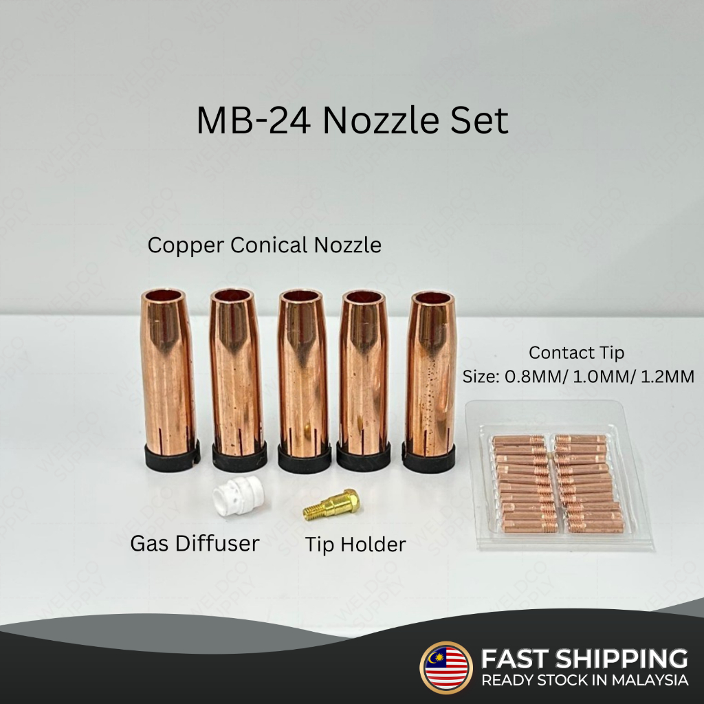 MB24 Mig Nozzle Welding / Mig Gas nozzle / Welding nozzle / Mig nozzle ...