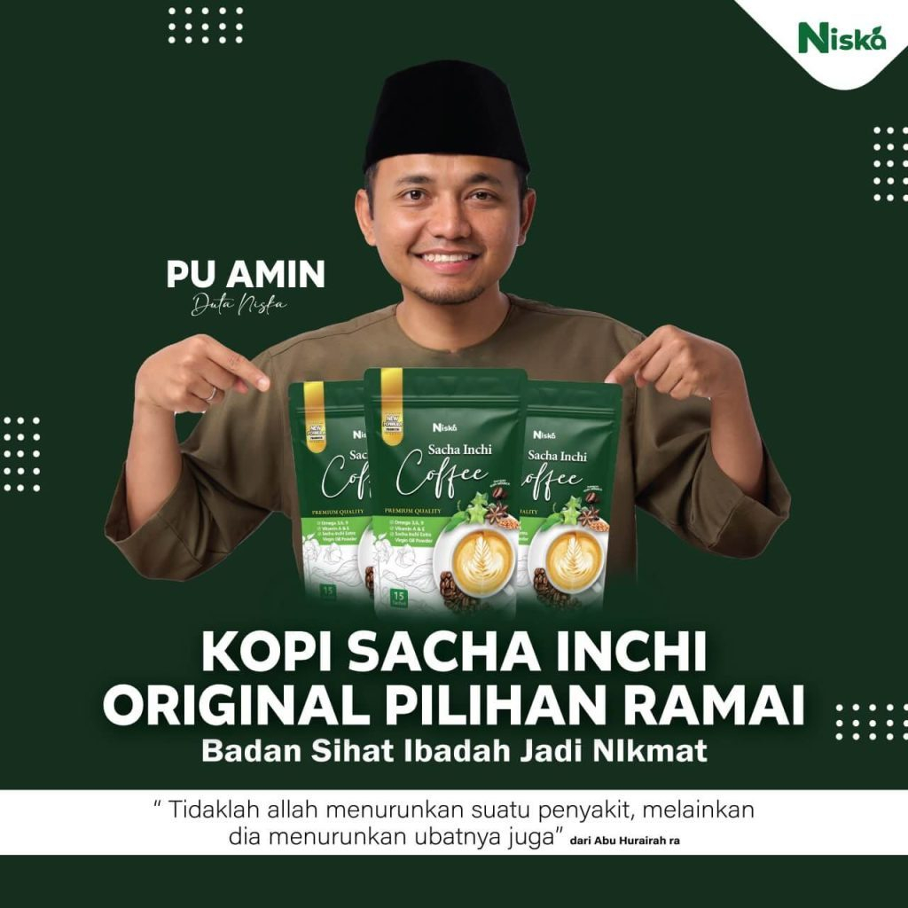 NISCA Kopi Sacha Inchi Dan KOPI PREMIUM SACHA INCHI AI GLOBAL 15s X 25g | Shopee Malaysia