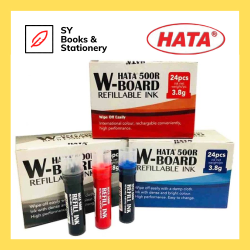 Hata Refillable Whiteboard Board Marker Ink Refill 500R - 24pcs/box ...