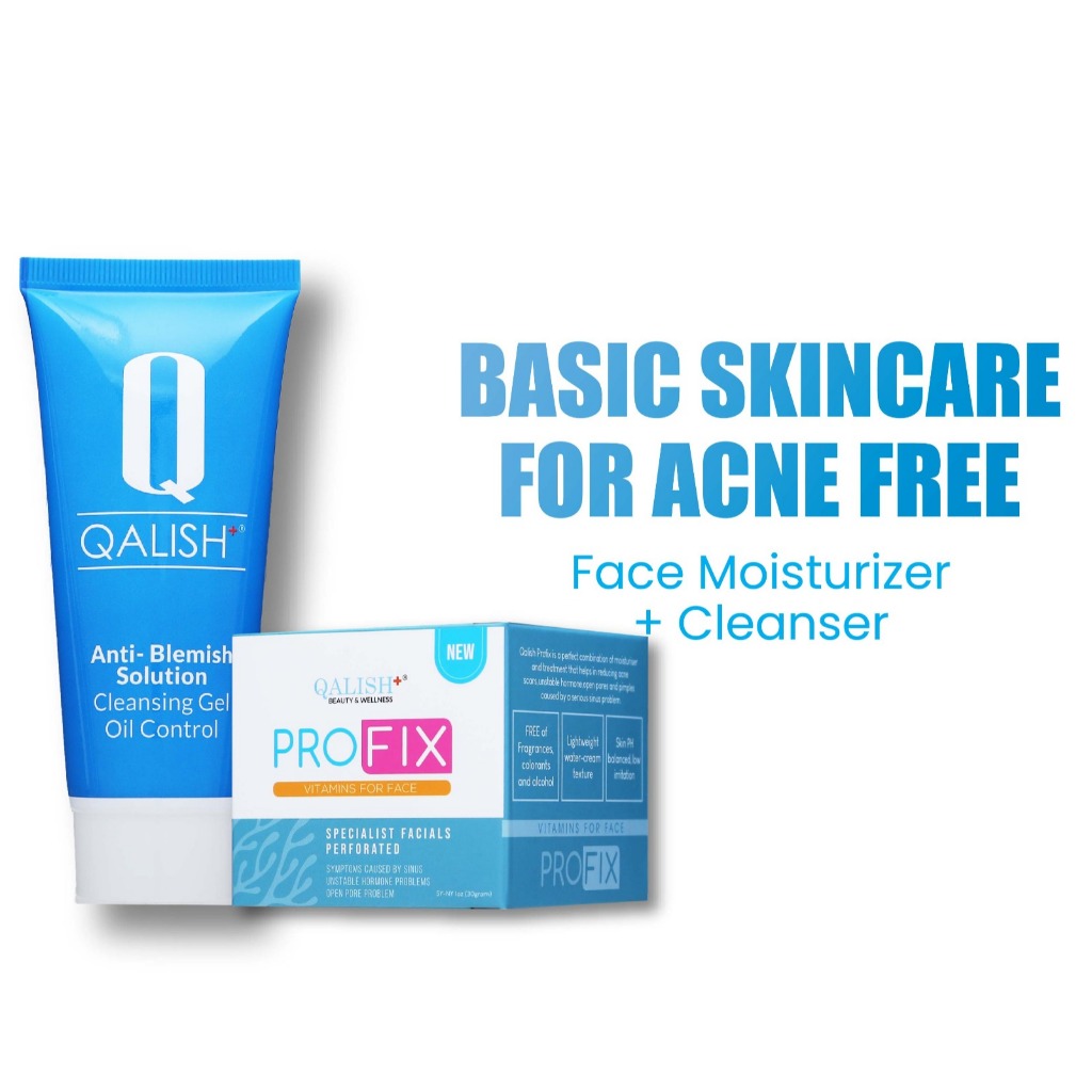 BASIC SKINCARE SET FOR ACNE (Face moisturizer + Cleanser) | Shopee Malaysia