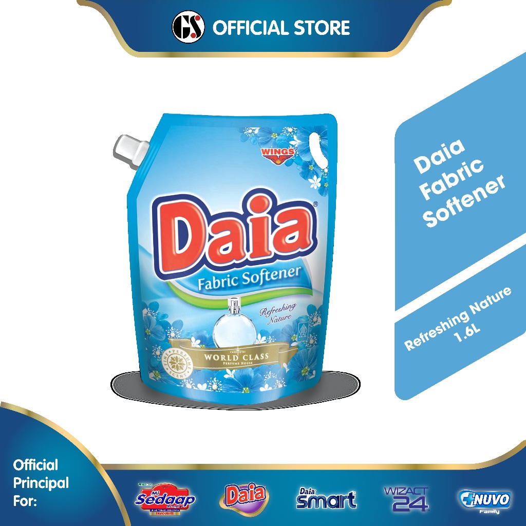 DAIA Fabric Softener Refreshing Nature 1.6L | Shopee Malaysia