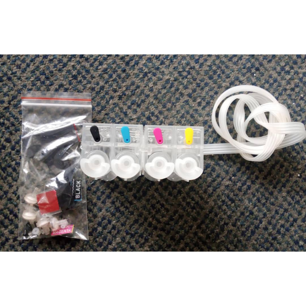 4 Color CISS Kit Empty With Accessories Ink Tank For Canon/HP/EPSON ...