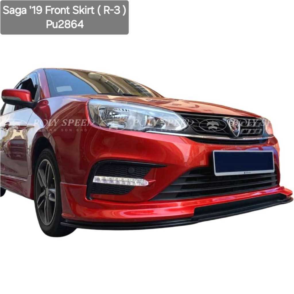 Proton Saga 3rd Generation VVT 2019-2024 R3 Front Skirt PU Body Kit ...