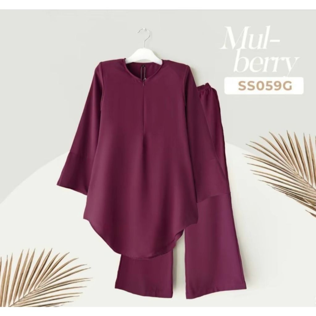 YUNA BAJU SUIT MUSLIMAH PLUS SIZE.[S TO 3XL] BLOUSE+SALWAR [READY STOCK ...