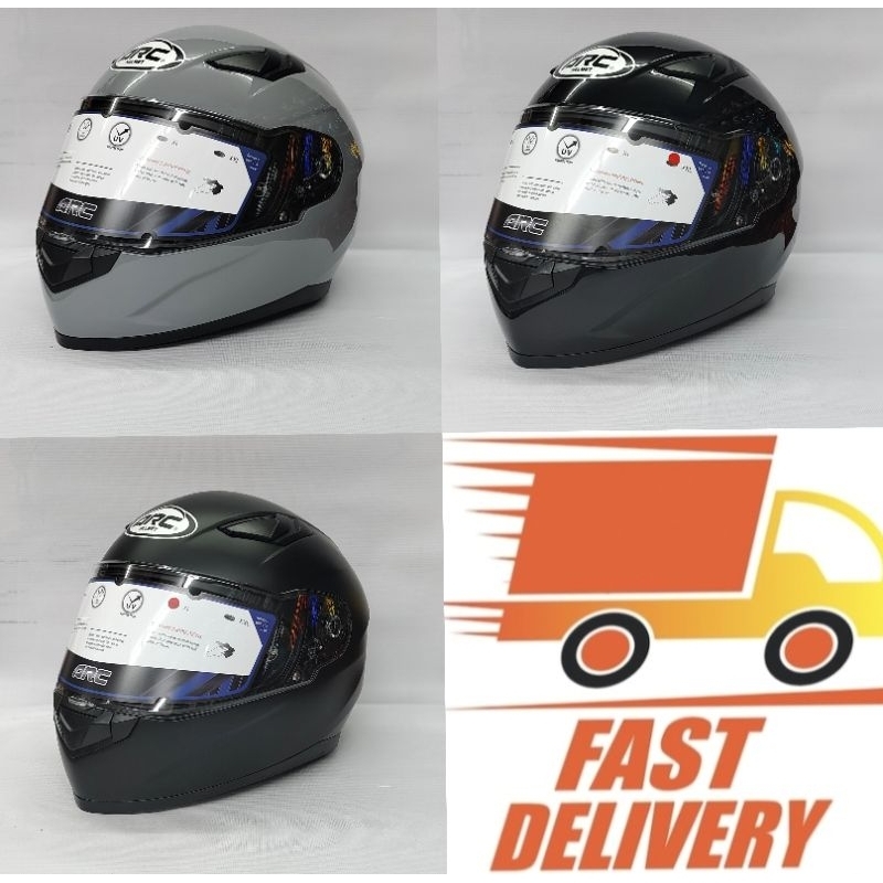 preferred - ORIGINAL HELMET ARC RAPTOR FULL FACE BLACK/MATT BLACK/NARDO ...