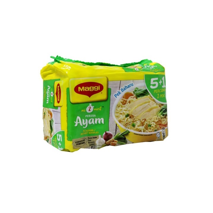 MAGGI Perisa Ayam chicken flavour mee segera mi instant noodle 5x77g ...