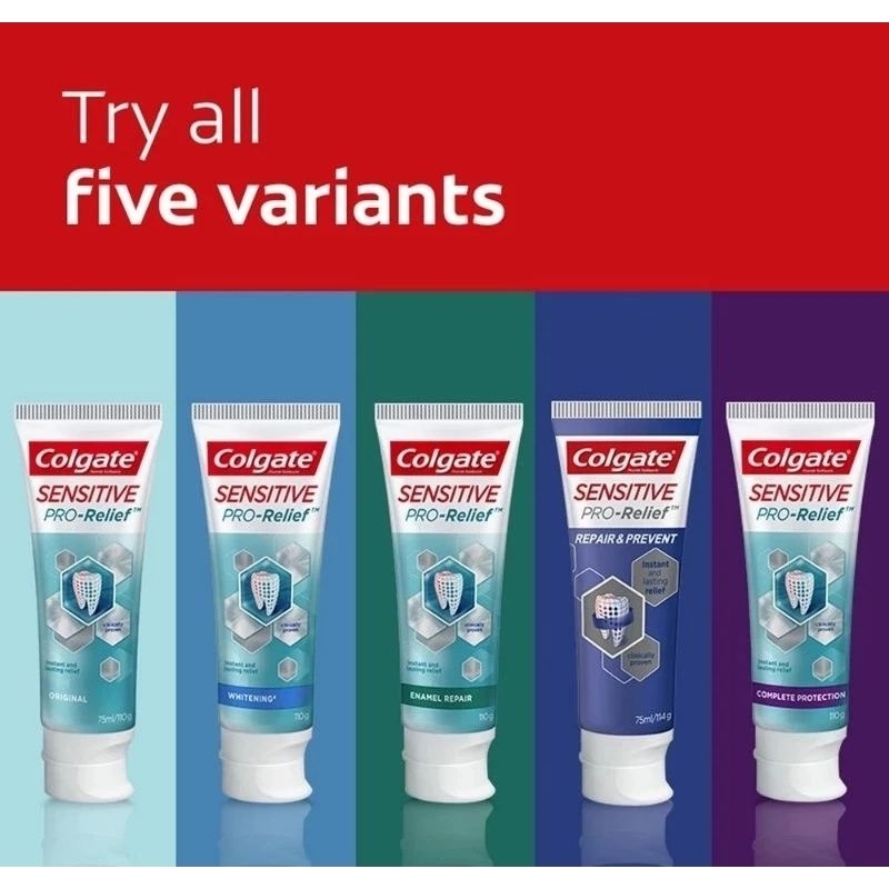 Colgate Sensitive Pro Relief Toothpaste 110g | Shopee Malaysia