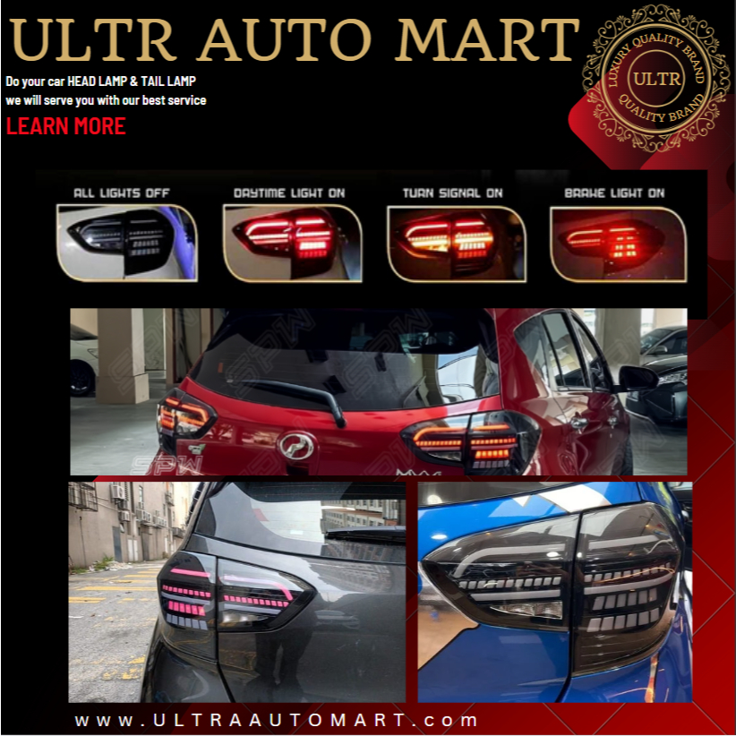 PERODUA MYVI G3 REAR BUMPER TAIL LAMP BRAKE LIGHT RUNNING SIGNAL ...