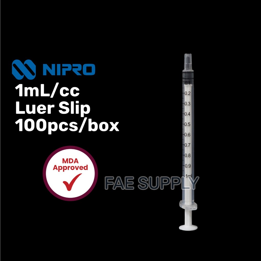 Syringe Picagari Luer Lock Luer Slip MDA 1/3/5/10/20/50 mL CC box packing bulk | Shopee Malaysia
