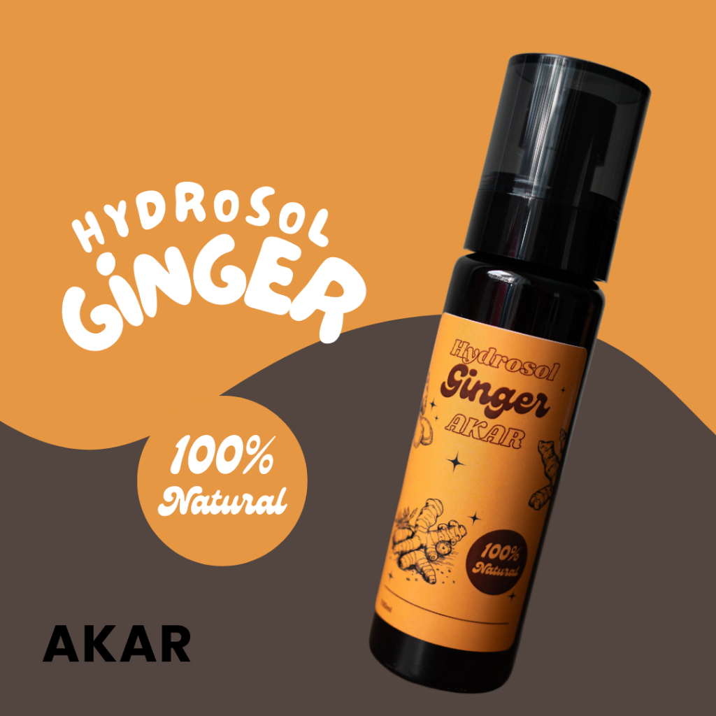 AKAR Natural Ginger Hydrosol 100ml (100% Natural / No Chemical ...