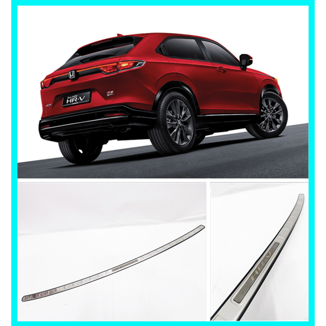 HONDA HRV(HR-V) 2022 ABOVE Rear Bumper Guard Trunk Protector Stainless ...