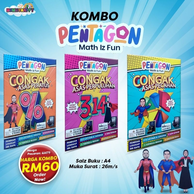 [READY STOCK] 3 JAM KUASAI SIFIR PENTAGON SIFIR MATH IS FUN | PENTAGON ...