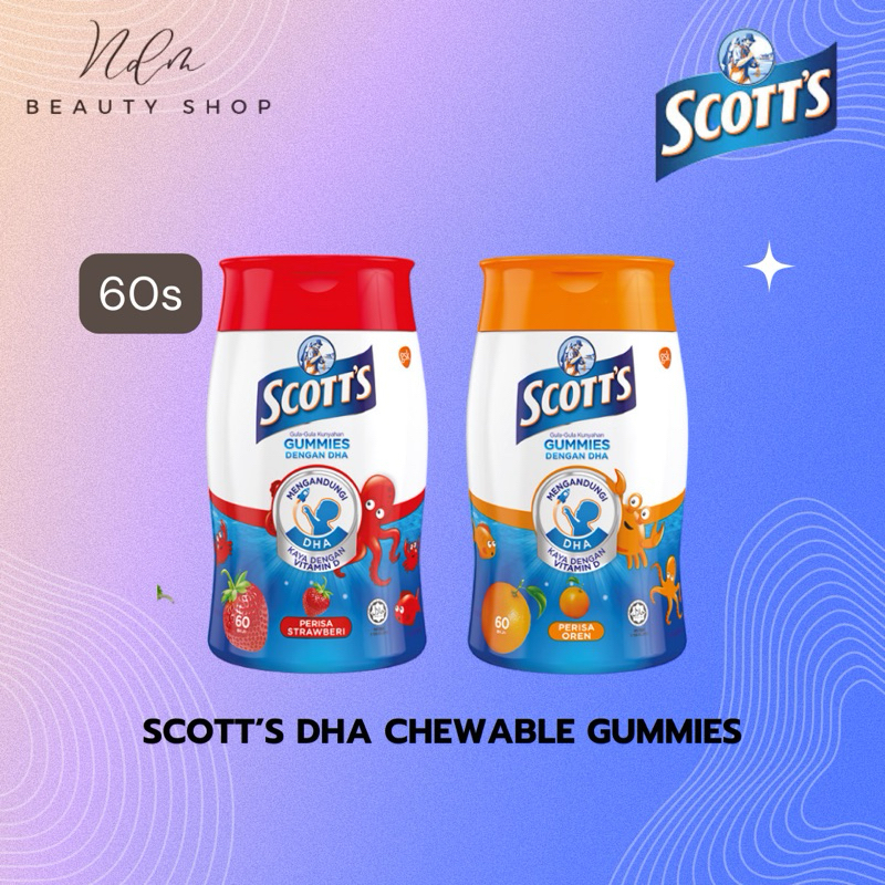 Scott’s DHA Chewable Gummies 60s | Shopee Malaysia