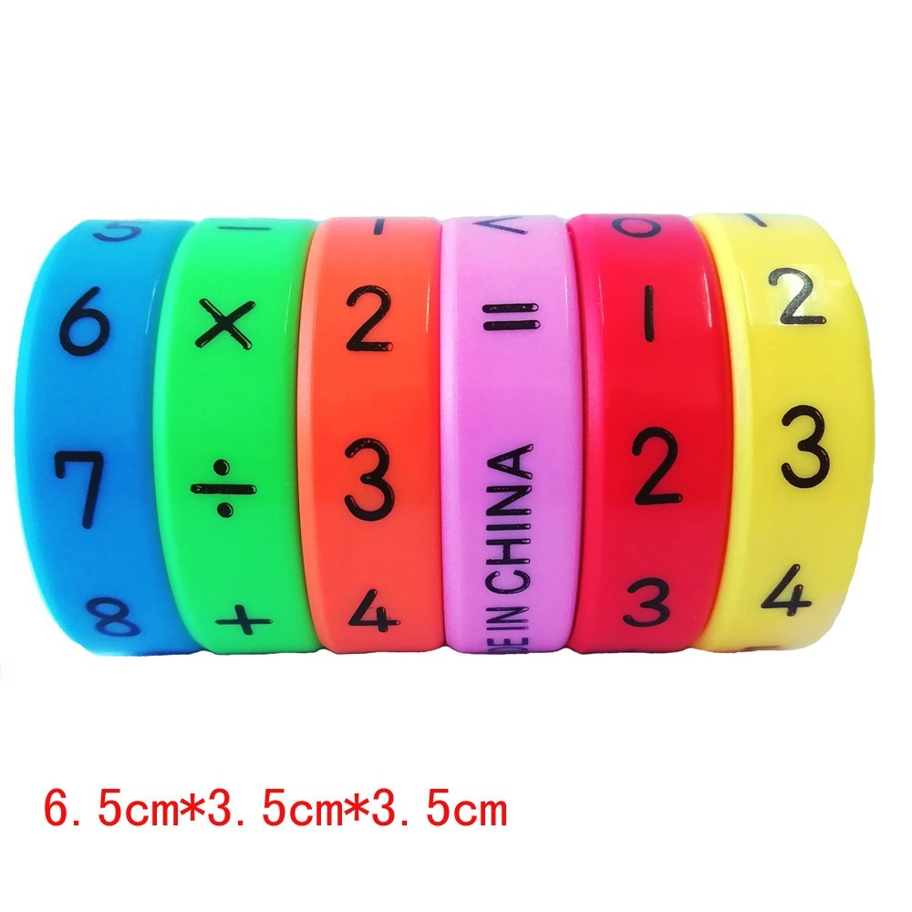 DIY Math Rolling Toy cube add subtract multiply divide Math Number ...