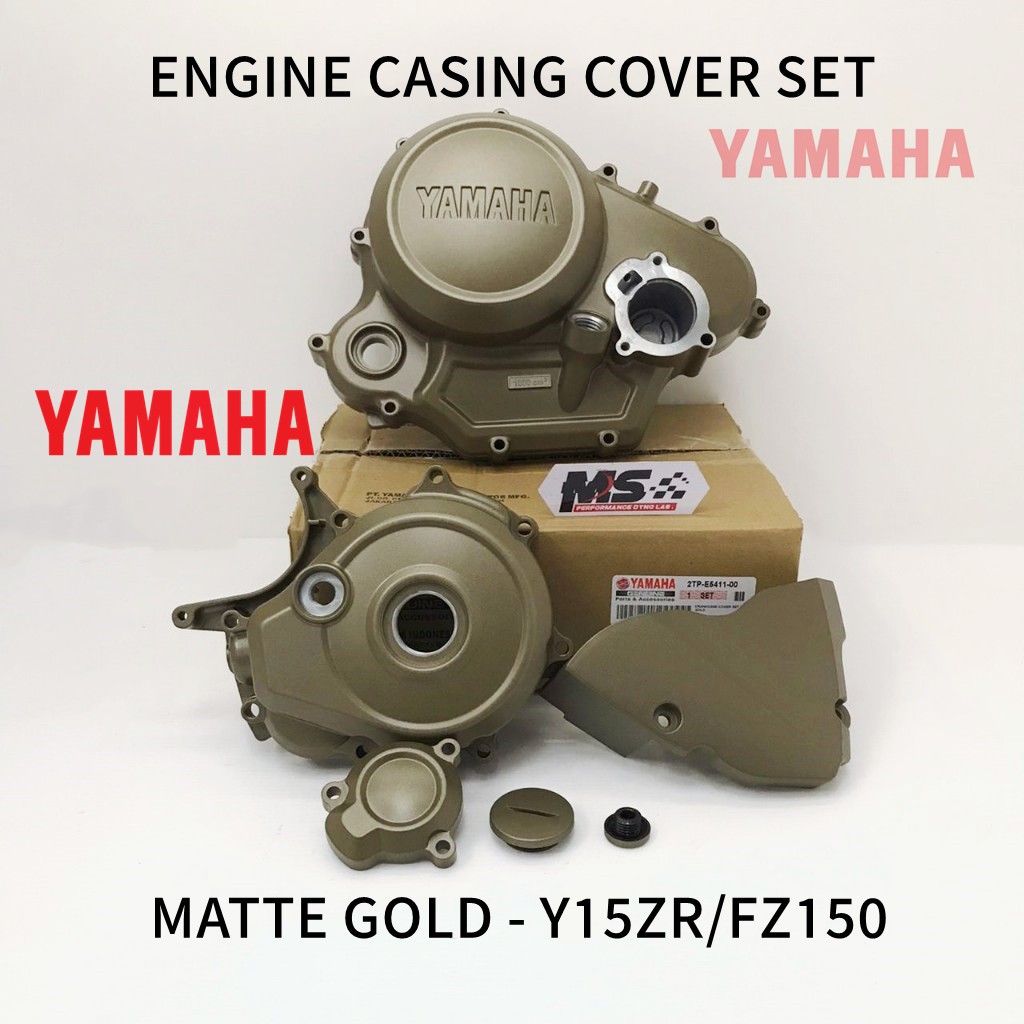 Yamaha Engine Casing Cover Set FZ150/Y15ZR (Matte Gold) | Shopee Malaysia