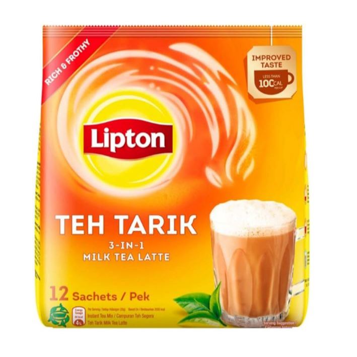 Lipton Milk Tea 3-IN-1 Teh Tarik (12 sachet x 20g) | Shopee Malaysia