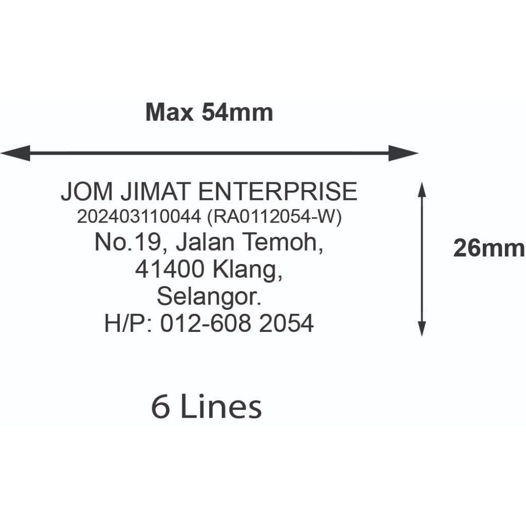 Rubber Stamps (Company Chop / Name Chop / Address Chop) - Normal Type ...
