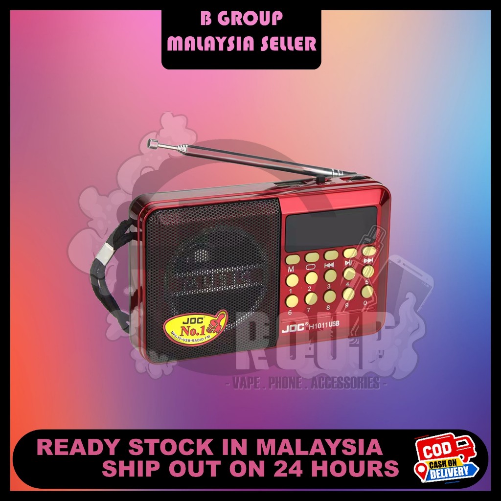 JOC Radio Speaker 30 JUZ Al Quran Rechargeable USB Micro SD Radio 30 ...