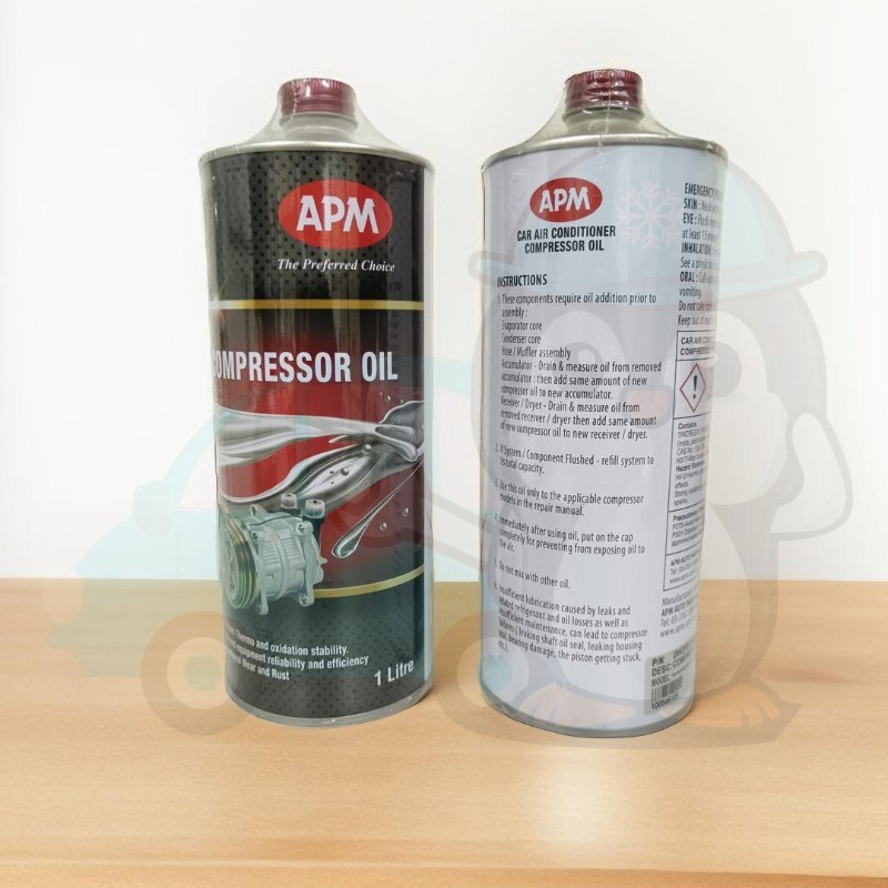 APM OIL 8 R134a CAR AIRCOND COMPRESSOR OIL (1L/1000CC) 🔥Ready Stock🔥 ...