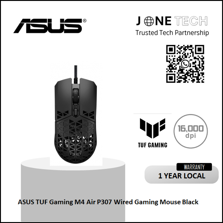 ASUS TUF Gaming M4 Air P307 Wired Gaming Mouse - Black | Shopee Malaysia