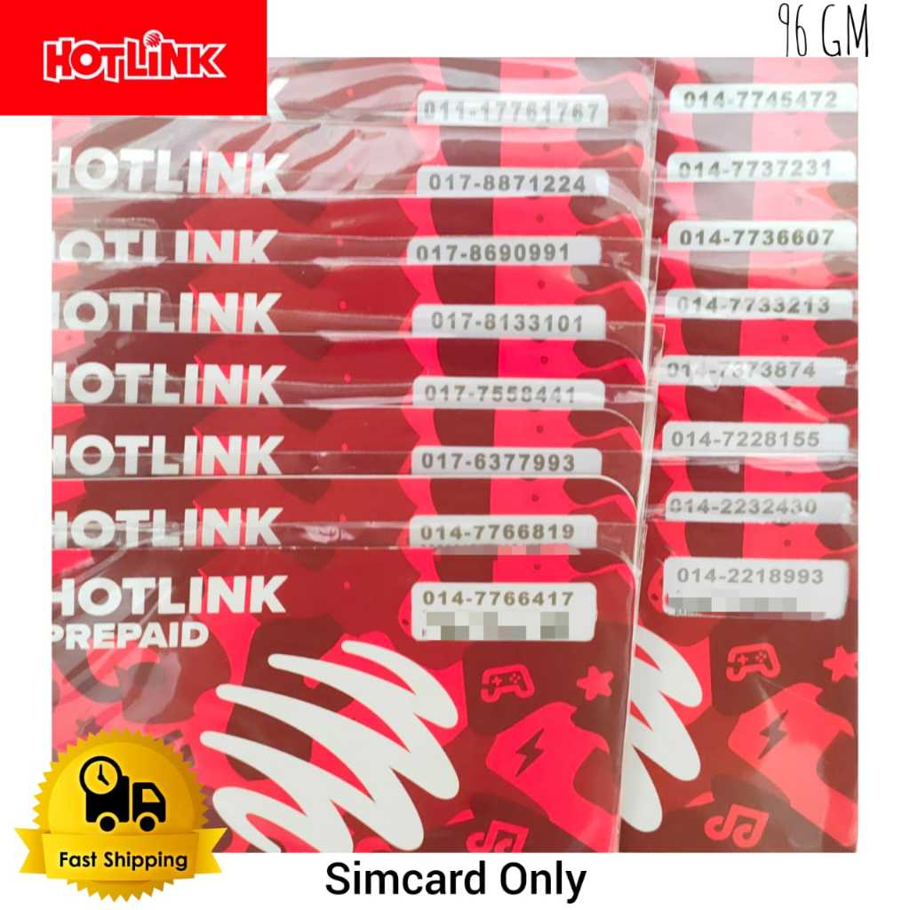 Hotlink VIP Phone Number Data Tanpa Had & Pantas Unlimited Data Sim ...