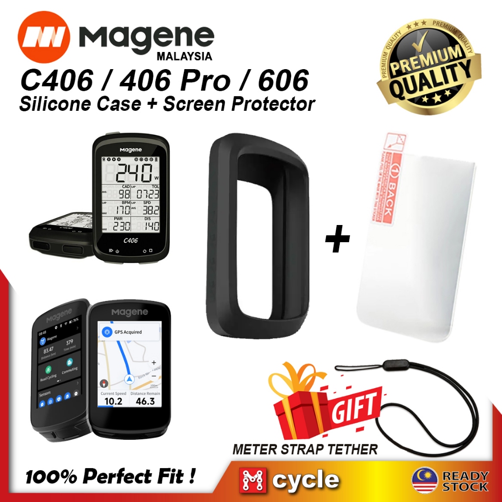 MAGENE C406 C606 C506 SE Pro Cycling Bike Meter Silicon Case Cover ...
