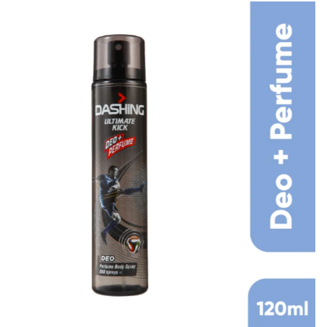 Dashing Deo+ Perfume Body Spray Ultimate Kick [120ml] | Shopee Malaysia