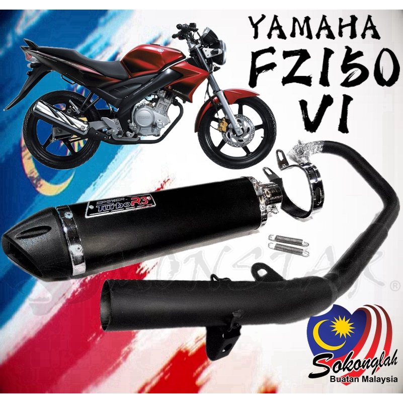 FZ150 FZ FZ150i V1 Exhaust Racing Ekzos EPOWER Turbo R3 ejm exzos exos ...