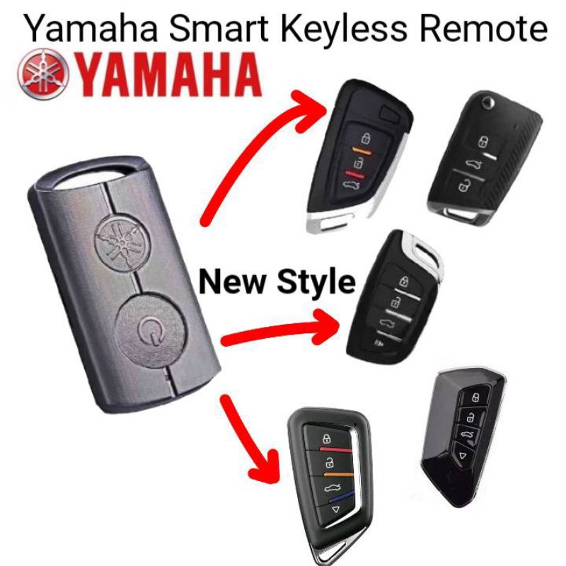 YAMAHA NMAX NVX XMAX AEROX Y16ZR New Design smart key remote (self ...